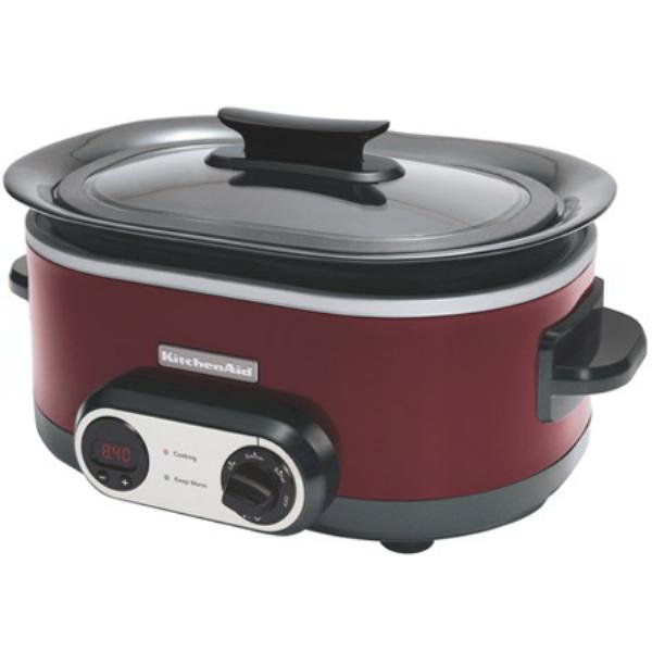 Kitchenaid Ksc700gc Slow Cooker 7 Quart Electronic Temperature