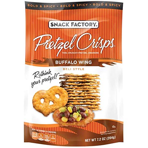 Snack Factory Pretzel Crisps Sea Salt And Cracked Pepper 72 Ounce Pack