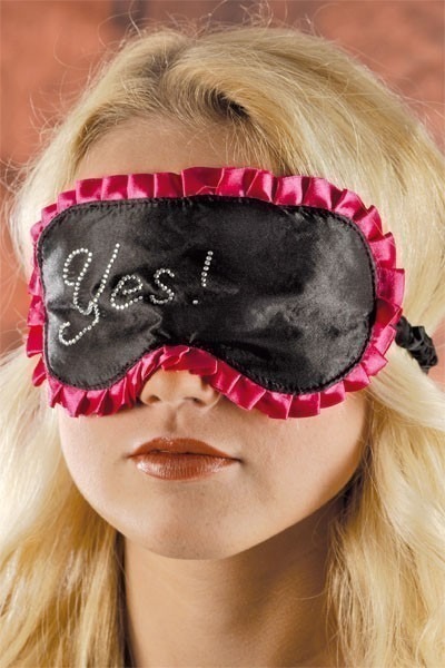 Yes Bondage Blindfold Black Kinkycherries Free Delivery