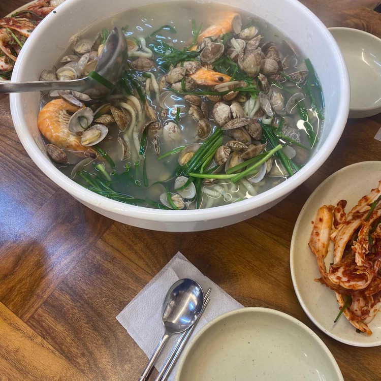 맛집 부추해물칼국수 신탄진 칼국수 부추 맛집 다이닝코드 빅데이터 맛집검색