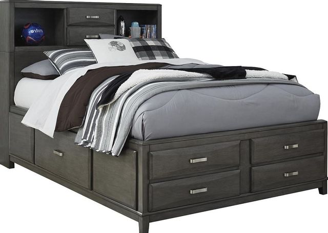 Signature Design By Ashley® Caitbrook 3 Piece Gray Full Storage Bed Set