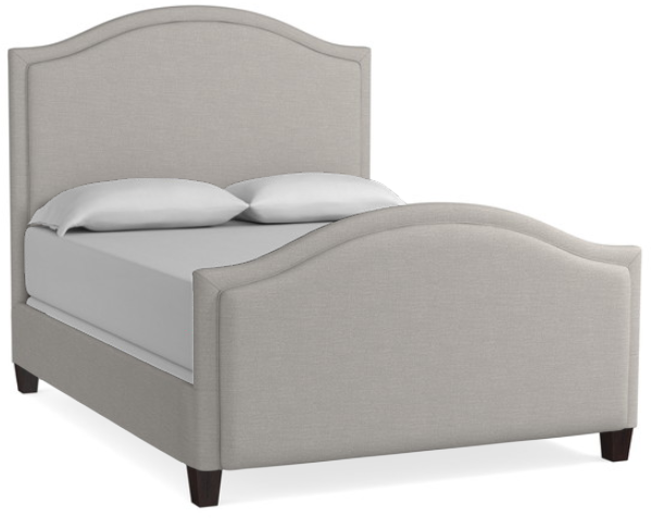 Bassett® Furniture Custom Upholstered Beds Vienna King Arched Bed