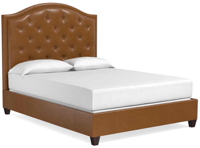 Bassett® Furniture Custom Upholstered Beds Vienna Queen Arched Bed St