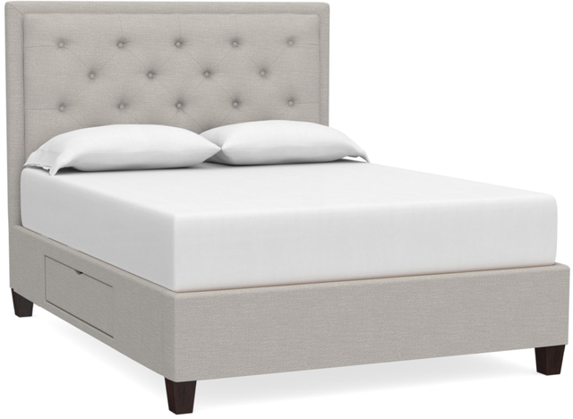 Bassett® Furniture Custom Upholstered Beds Manhattan Queen Rectangular