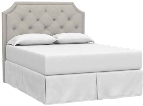 Bassett® Furniture Custom Upholstered Beds Florence Clipped Corner King