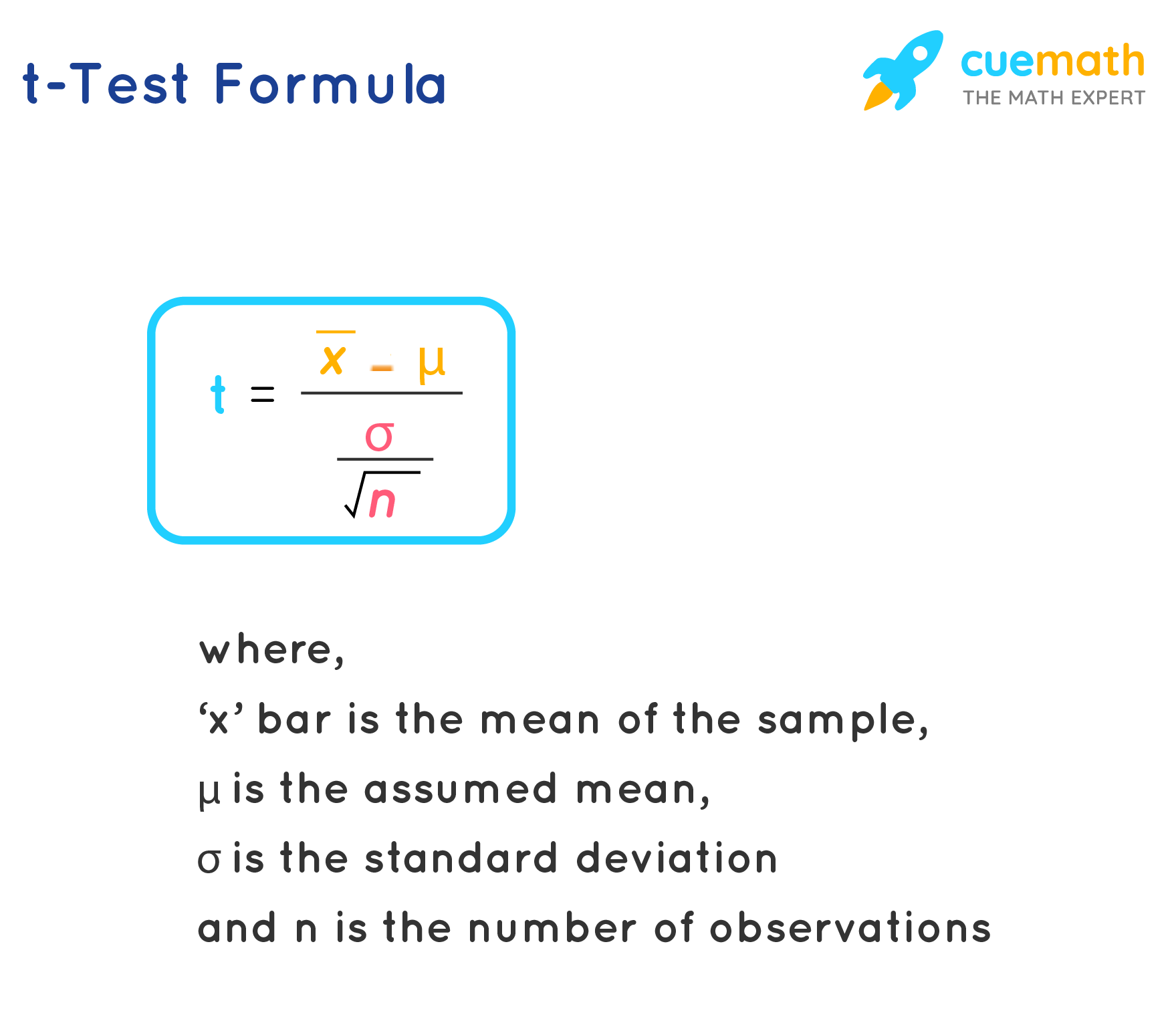 T Test Formula Derivation Examples