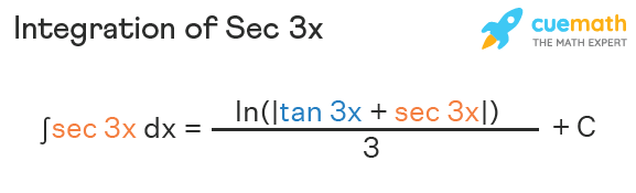 Integration Of Sec 3x Formula Proof Examples