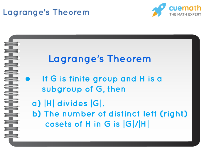 Lagrange Theorem Definition Formula Solved Examples