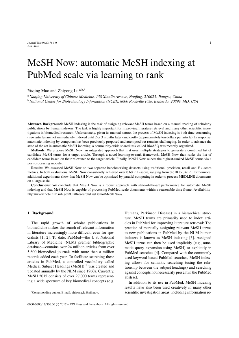 Journal Of Computational Methods In Sciences And Engineering Template