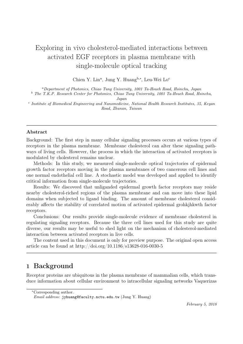 Journal Of Plant Physiology Template For Authors