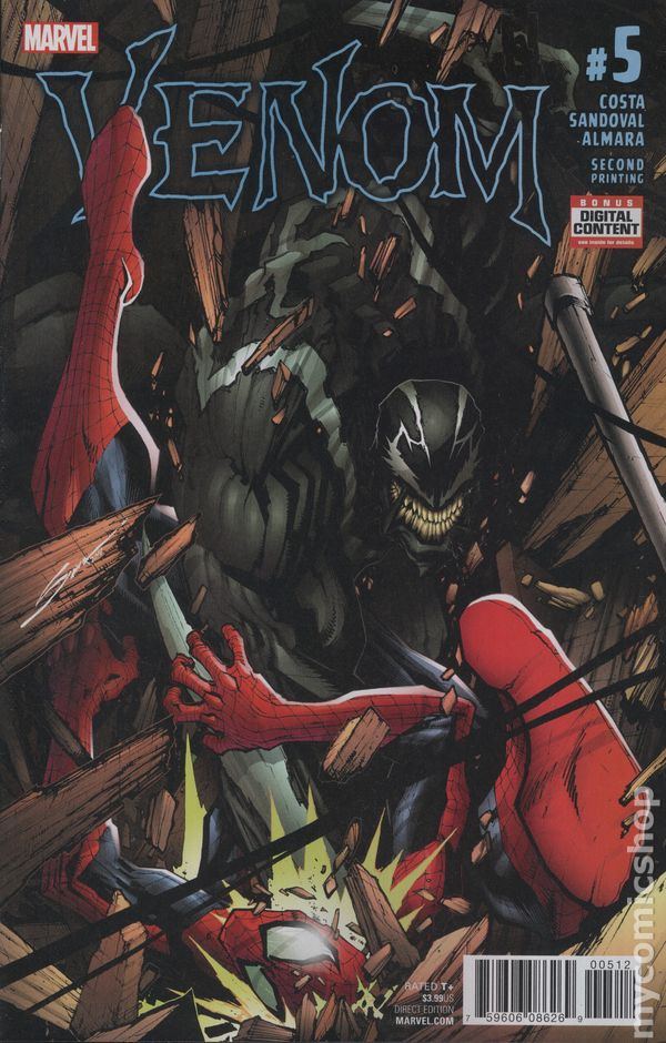 Venom 2016 Marvel Comic Books