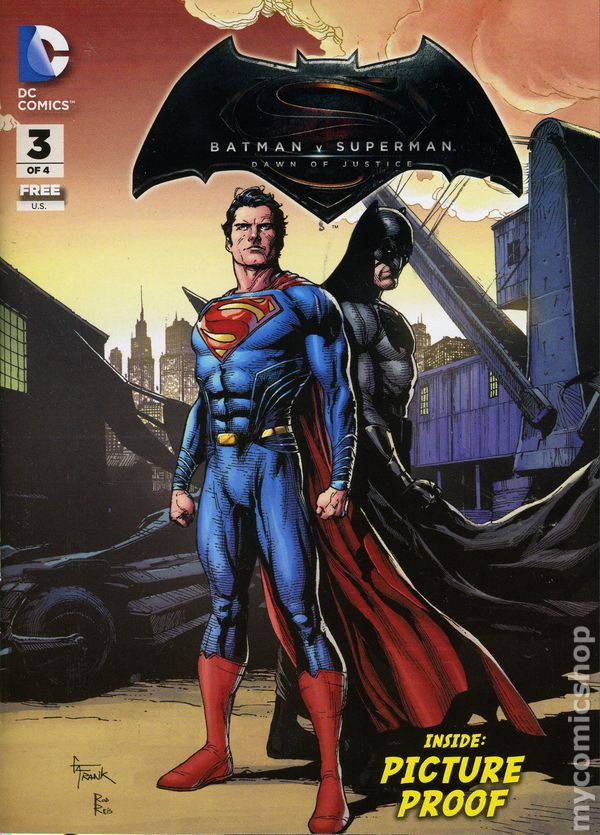 Batman V Superman Dawn Of Justice Mini Comic 2016 Dcgeneral Mills