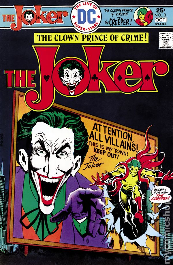 Joker 1 Dc Comics 1975 1ère Série Solo Batman