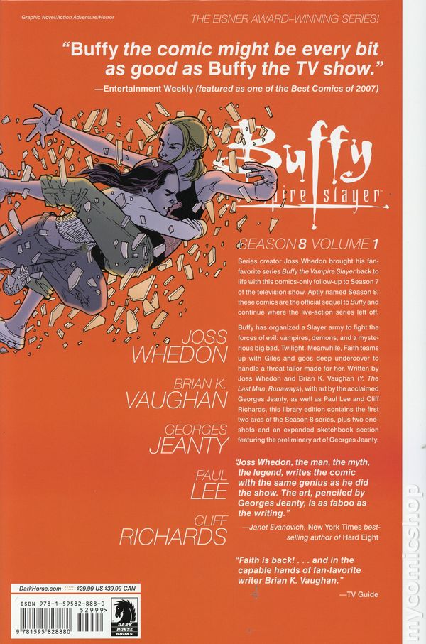 Buffy The Vampire Slayer Hc 2012 2013 Dh Season 8 Library Edition