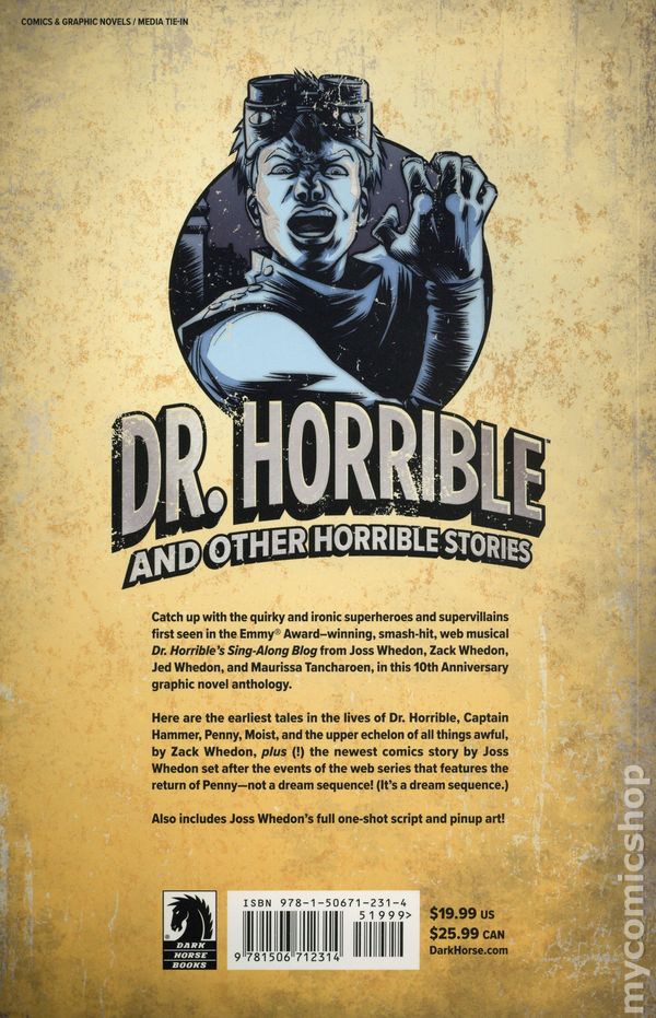 Dr Horrible And Other Horrible Stories Tpb 2019 Dark Horse 2nd