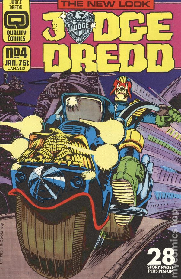 Judge Dredd 1986 Quality Comic Books