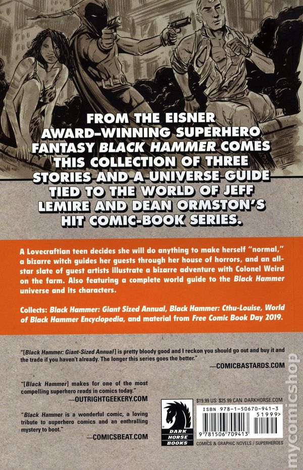 Black Hammer Streets Of Spiral Tpb 2019 Dark Horse Comic Books