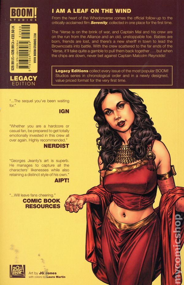 Firefly Tpb 2018 Boom Studios Legacy Edition Comic Books