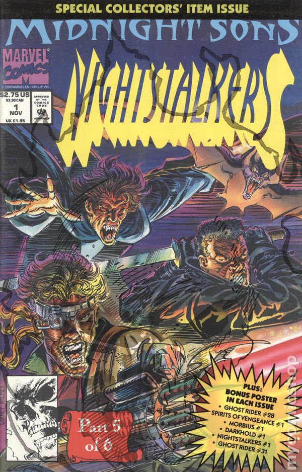 Nightstalkers 1992 Comic Books