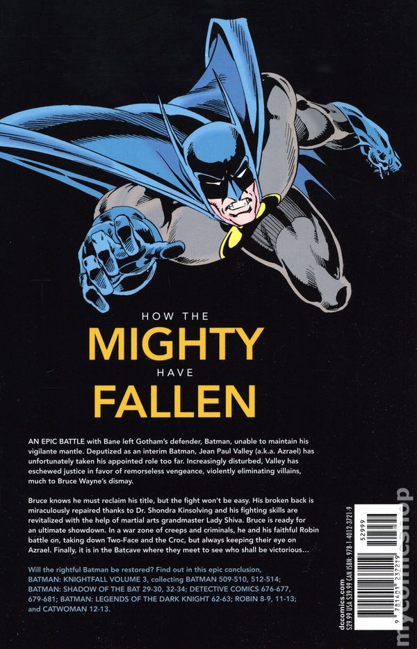 Batman Knightfall Tpb 2012 Dc New Edition Comic Books