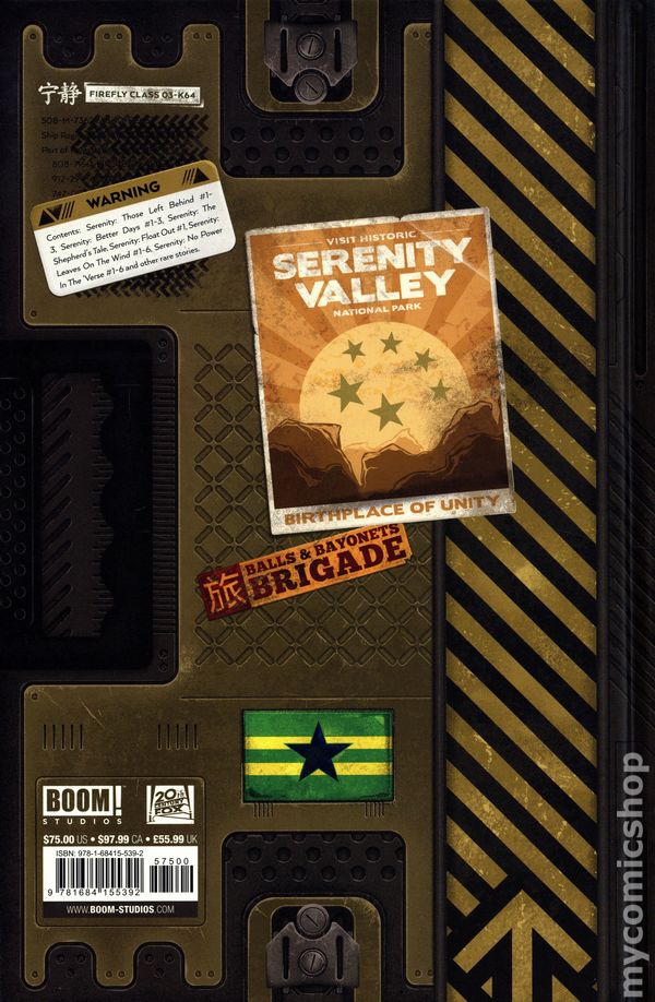 Firefly Hc 2020 Boom Studios Legacy Deluxe Edition Comic Books