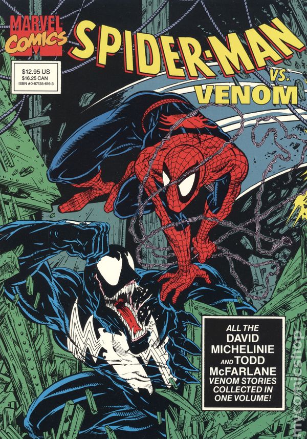 Spider Man Vs Venom Tpb 1990 Marvel Comic Books