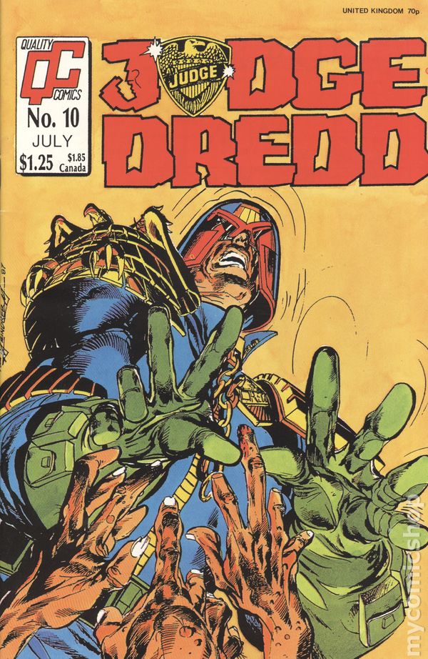 Judge Dredd 1986 Quality Comic Books