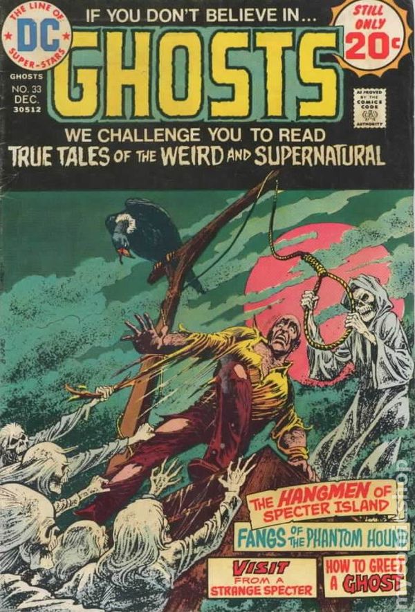 Ghosts 1971 1982 Dc Comic Books