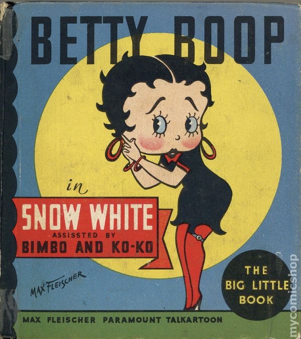 Betty Boop In Snow White 1934 Whitman Blb Comic Books