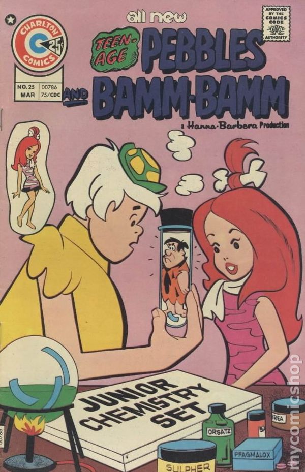 Pebbles And Bamm Bamm 1972 Charlton Comic Books