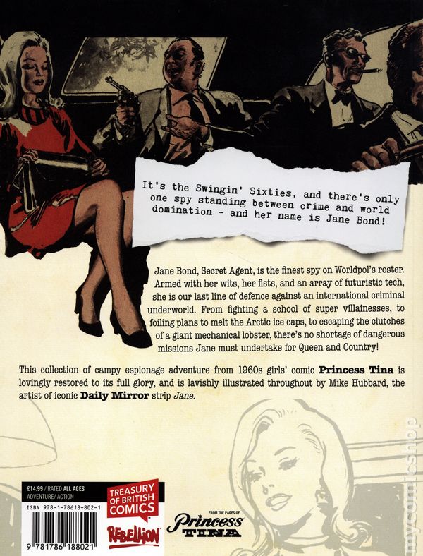 Best Of Jane Bond Tpb 2023 Rebellion2000 Ad Comic Books