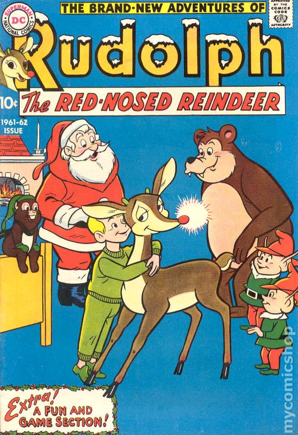 Rudolph The Red Nosed Reindeer 1950 Comic Books 1960 1969