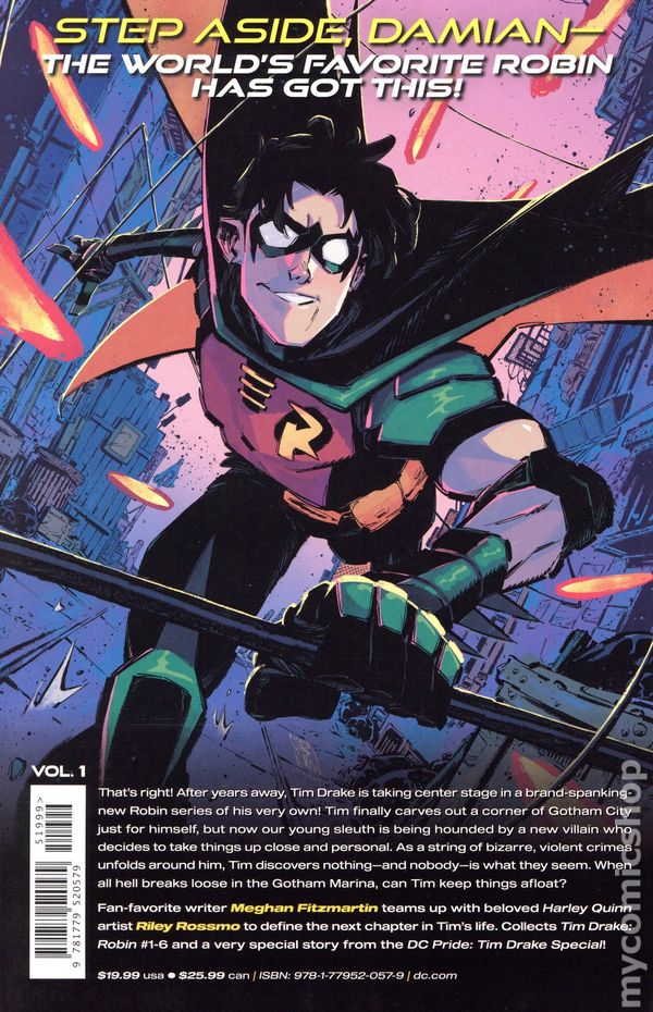 Tim Drake Robin Tpb 2023 Dc Comic Books