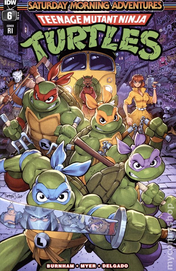 Teenage Mutant Ninja Turtles Saturday Morning Adventures 2023 Idw