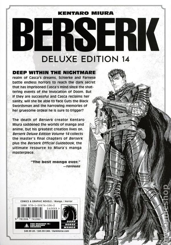 Berserk Hc 2019 Dark Horse Deluxe Edition Comic Books