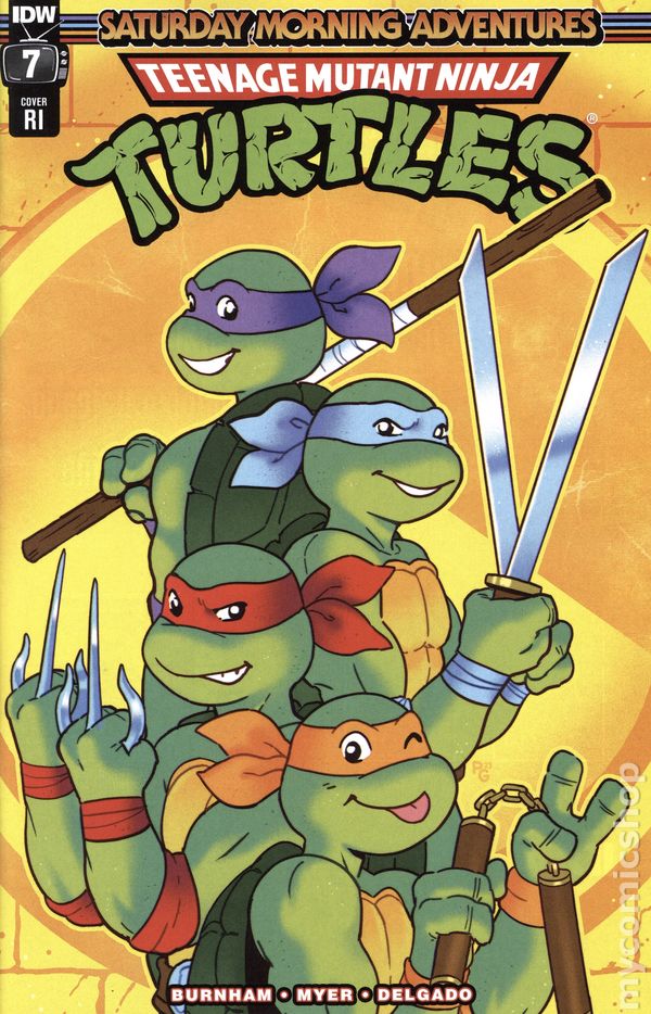 Teenage Mutant Ninja Turtles Saturday Morning Adventures 2023 Idw