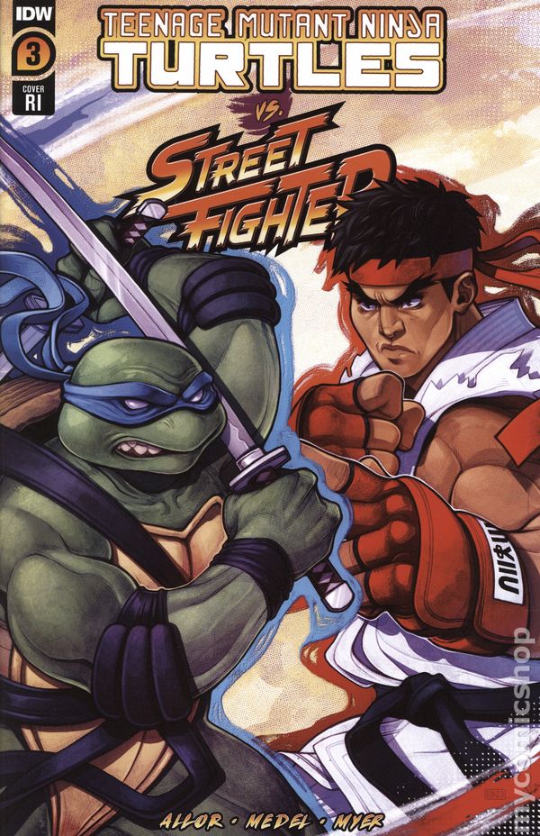 Teenage Mutant Ninja Turtles Vs Street Fighter 2023 Idw Comic Books