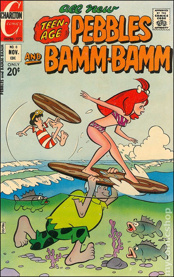 Pebbles And Bamm Bamm 1972 Charlton Comic Books