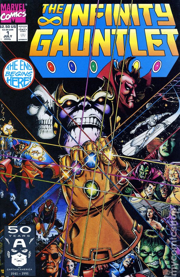 Comic Books In Infinity Gauntlet