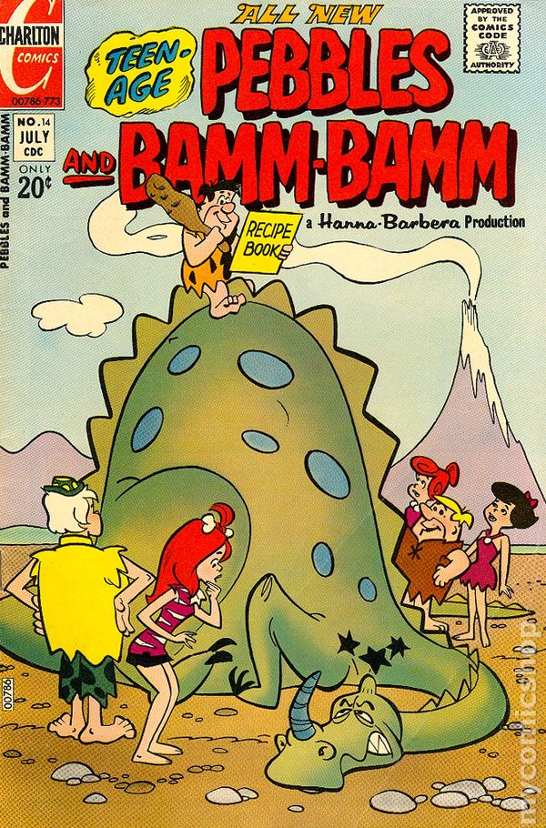 Pebbles And Bamm Bamm 1972 Charlton Comic Books