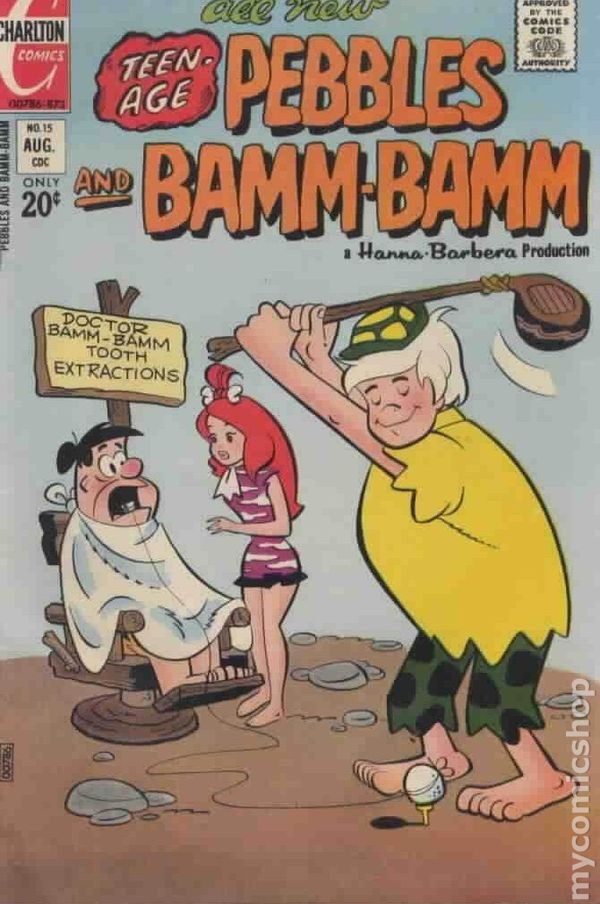 Pebbles And Bamm Bamm 1972 Charlton Comic Books