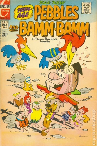 Pebbles And Bamm Bamm 1972 Charlton Comic Books