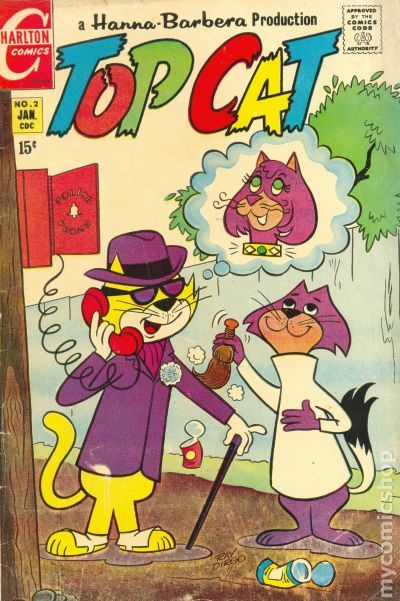 Top Cat 1970 Charlton Comic Books