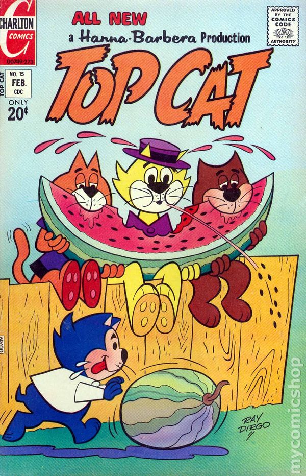 Top Cat 1970 Charlton Comic Books