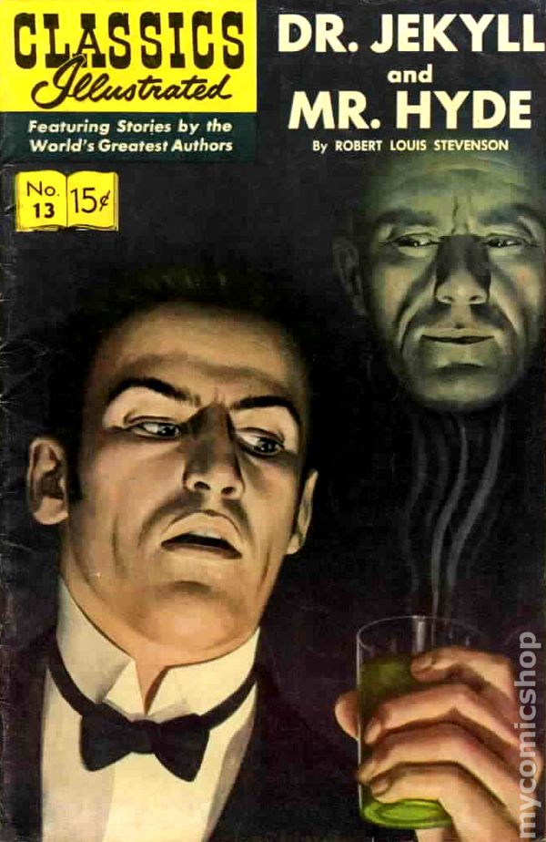 Classics Illustrated 013 Dr Jekyll And Mr Hyde 1943 Comic Books