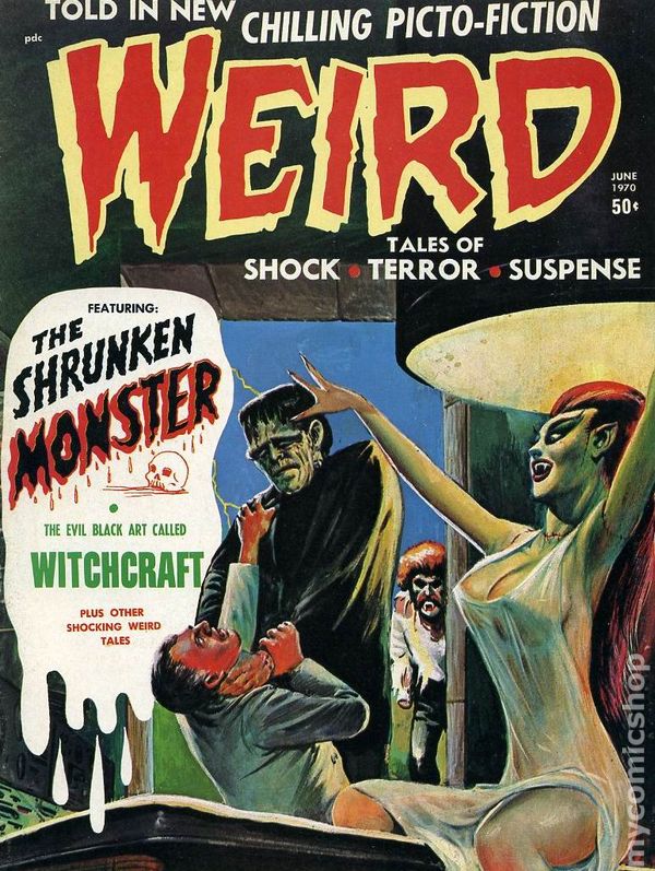 Weird 1966 Magazine Comic Books