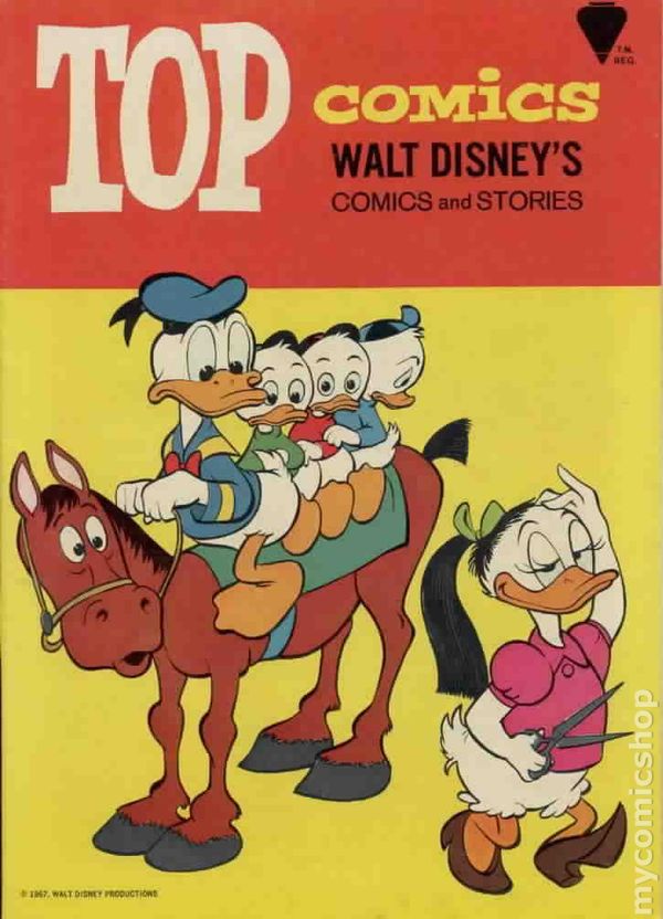 Top Comics Walt Disneys Comics And Stories 1967 Comic Books