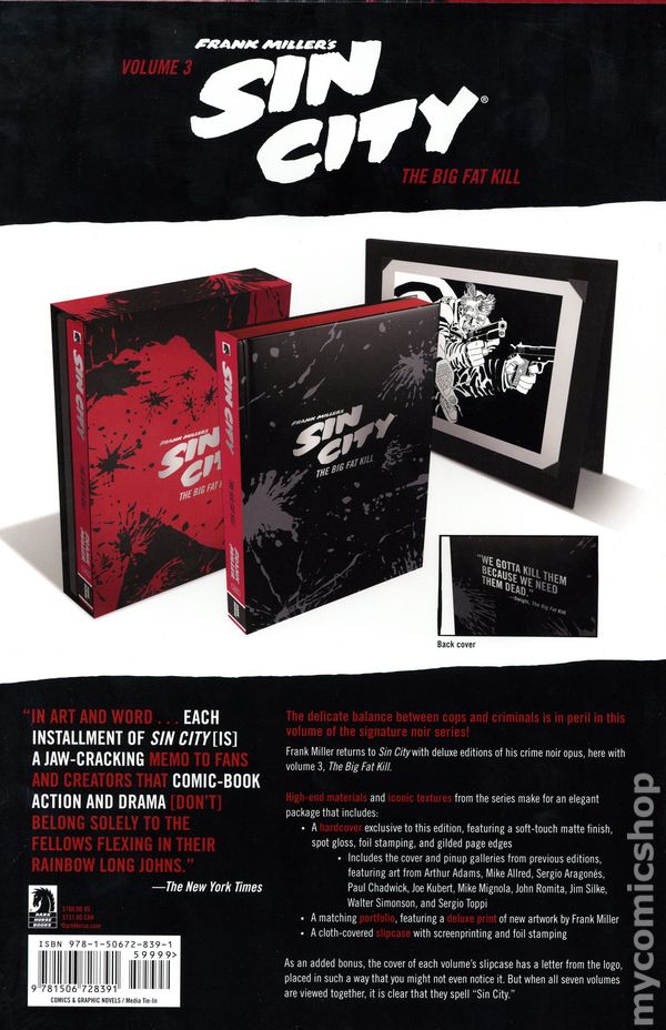 Sin City Hc 2021 Dark Horse Deluxe 4th Edition Comic Books