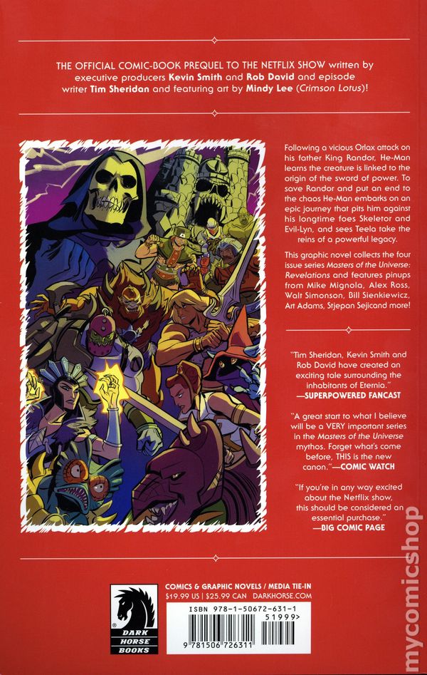 Masters Of The Universe Revelation Tpb 2022 Dark Horse Comic Books