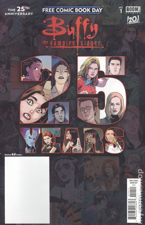 25 Years Of Buffy The Vampire Slayer Special 2022 Boom Fcbd Comic Books